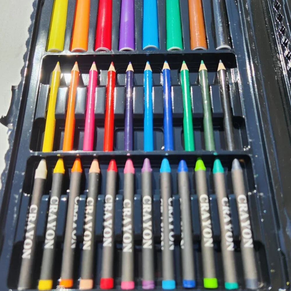 Michaels | Toys | Art Set Kit Colored Pencils Watercolor Crayons ...